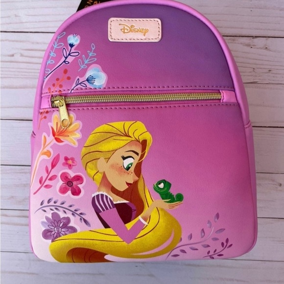 Disney | Bags | Disney Tangled Rapunzel And Pascal Mini Backpack | Poshmark